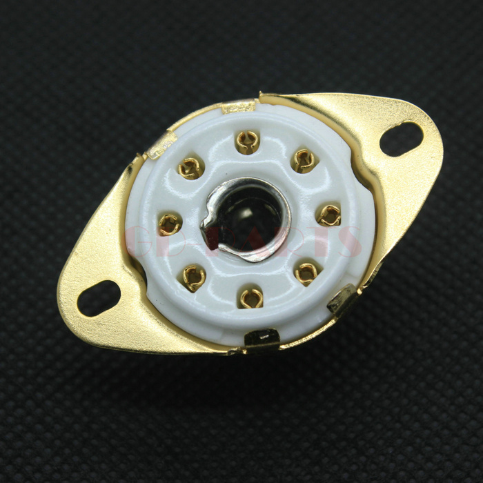 8PIN B8G PCB Mount Loctal tube Socket for 5B254: GZC8-8-Y